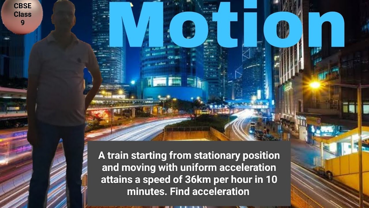 A train starting from stationary position and moving with uniform ...