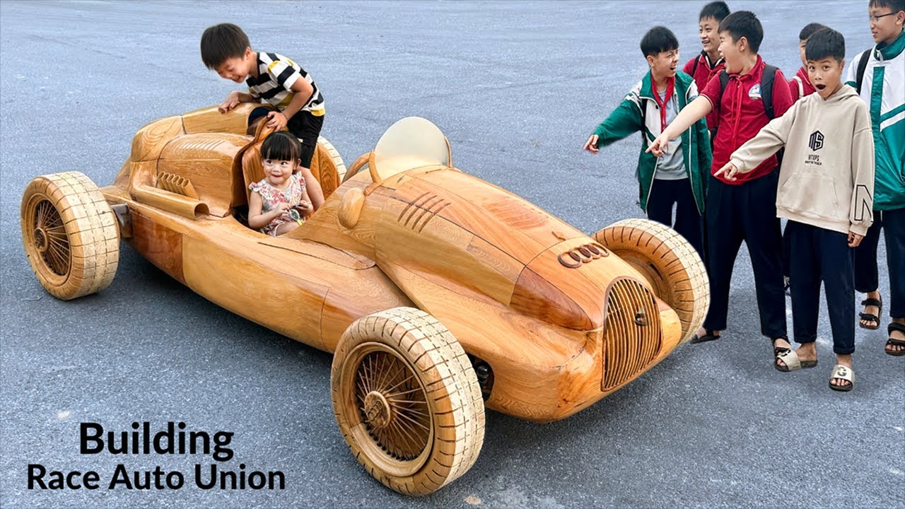 90 Days Building Audi Race Car - Auto Union Type D 1938 For My Daughter ...