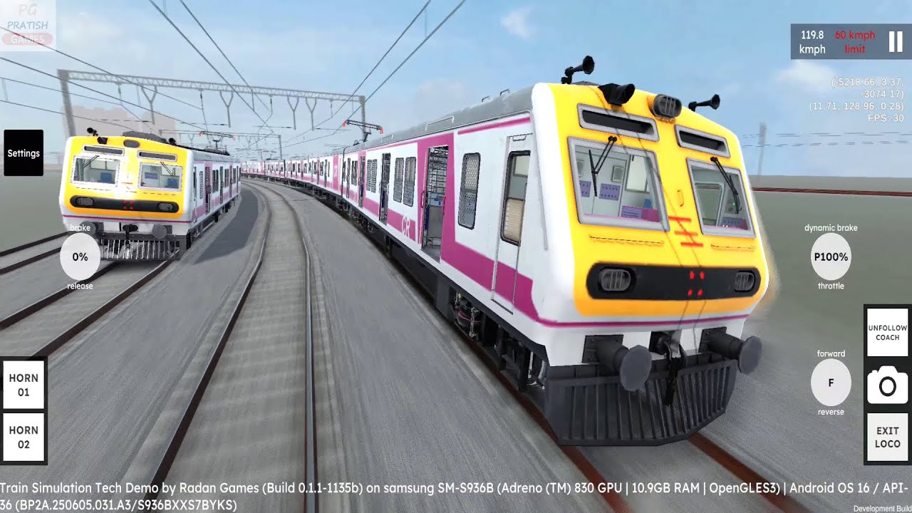 Best Mumbai Local Train Game 2026 | RG Train Tech Demo Android Gameplay ...