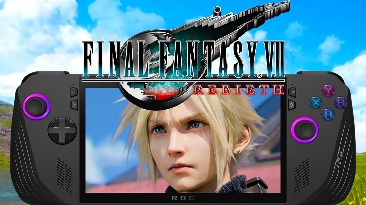 Final Fantasy 7 Rebirth ROG ALLY X Incredible Performance - Lots of ...