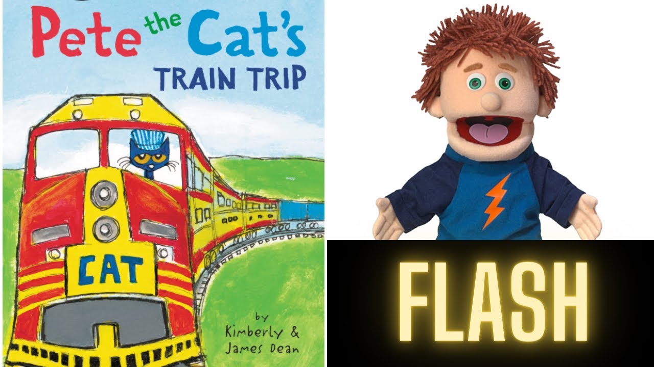 Pete the Cat’s train trip by James Dean - read aloud with flash - UK ...