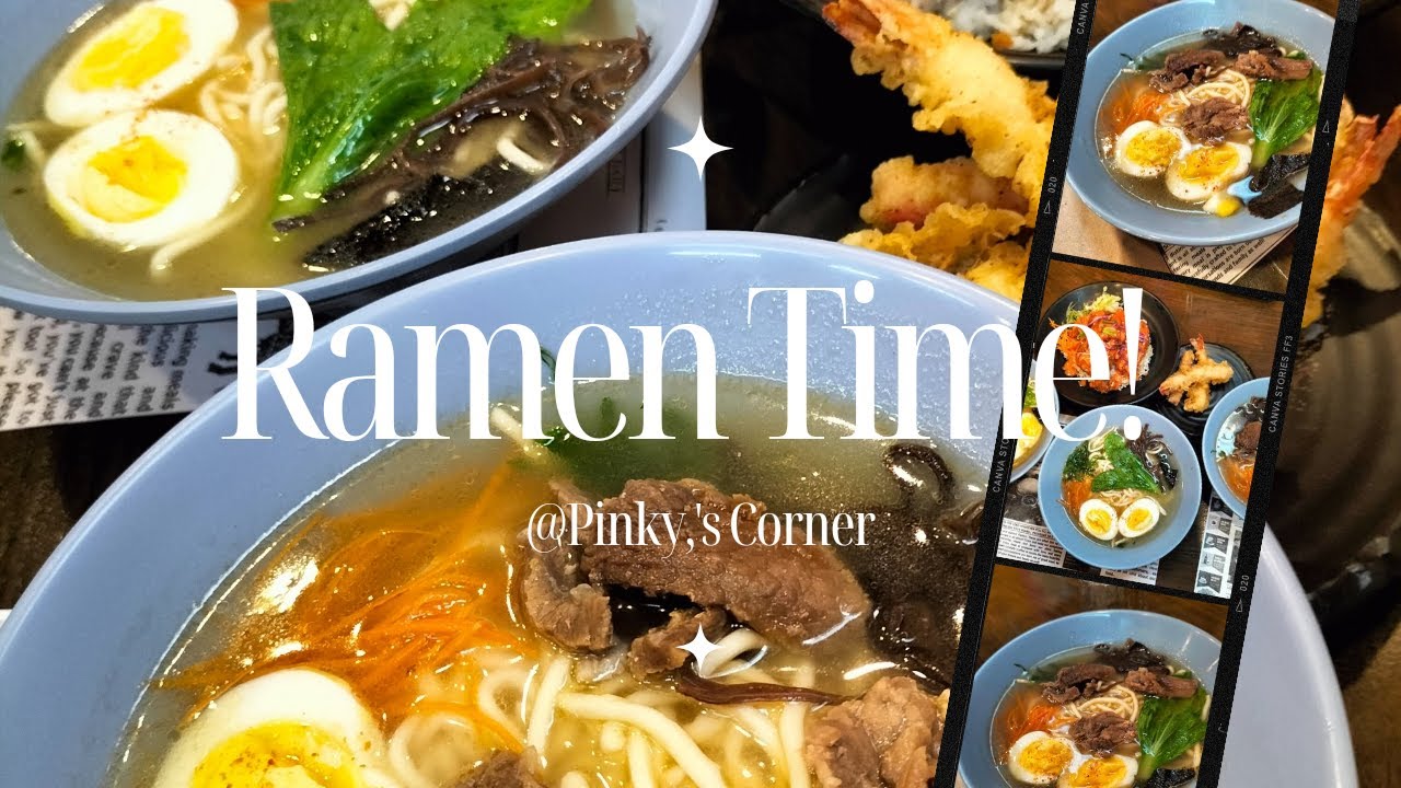 Ramen Time! @Pinky's Food Corner - YouTube