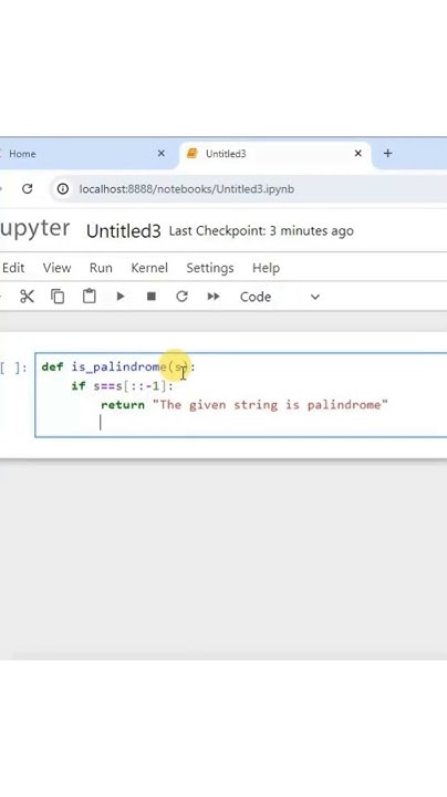 The Given String Is Palindrome Or Not Pythontutorial Codingpalindrome Pythonforbeginners