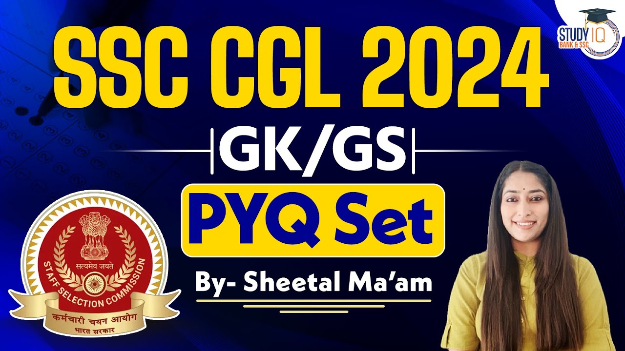 SSC CGL 2024 PYQ's | GK/GS | Set 1 | SSC CGL PYQ's | Static GK GS | CGL ...