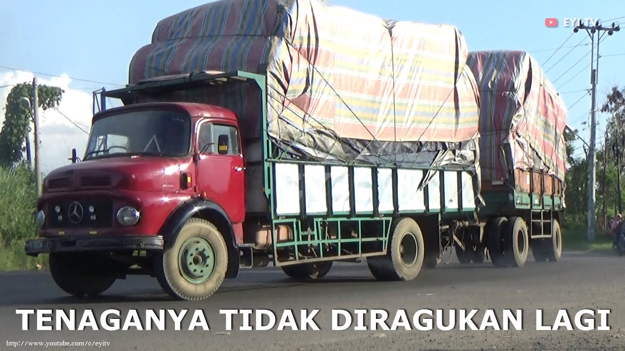 Truk Tua Gandeng Mercedes-Benz Bagong Fuso Ganjo Fuso Fighter UD Nissan Diesel di JalingkuT F590 ...