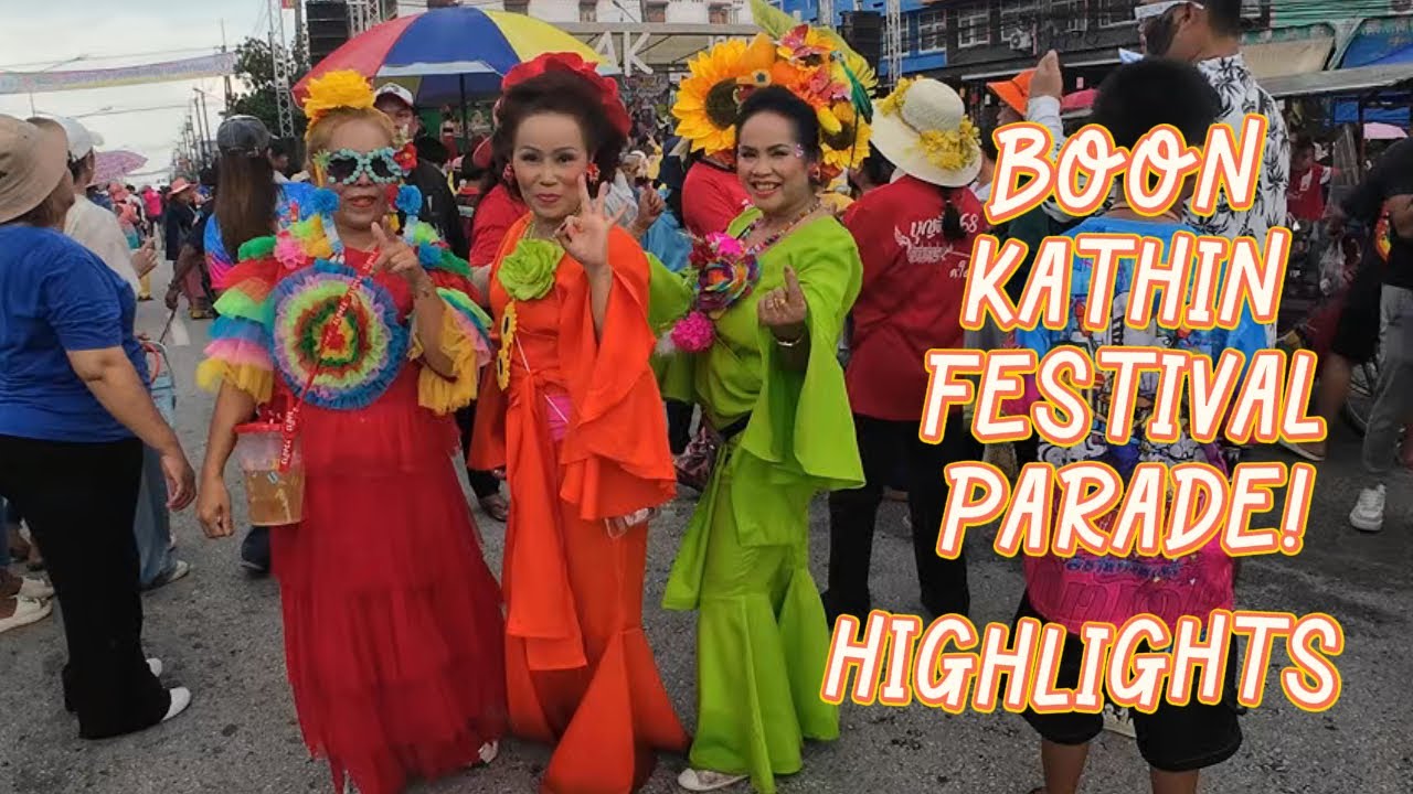 A very festive Isaan pre-parade party with parade highlights. - YouTube