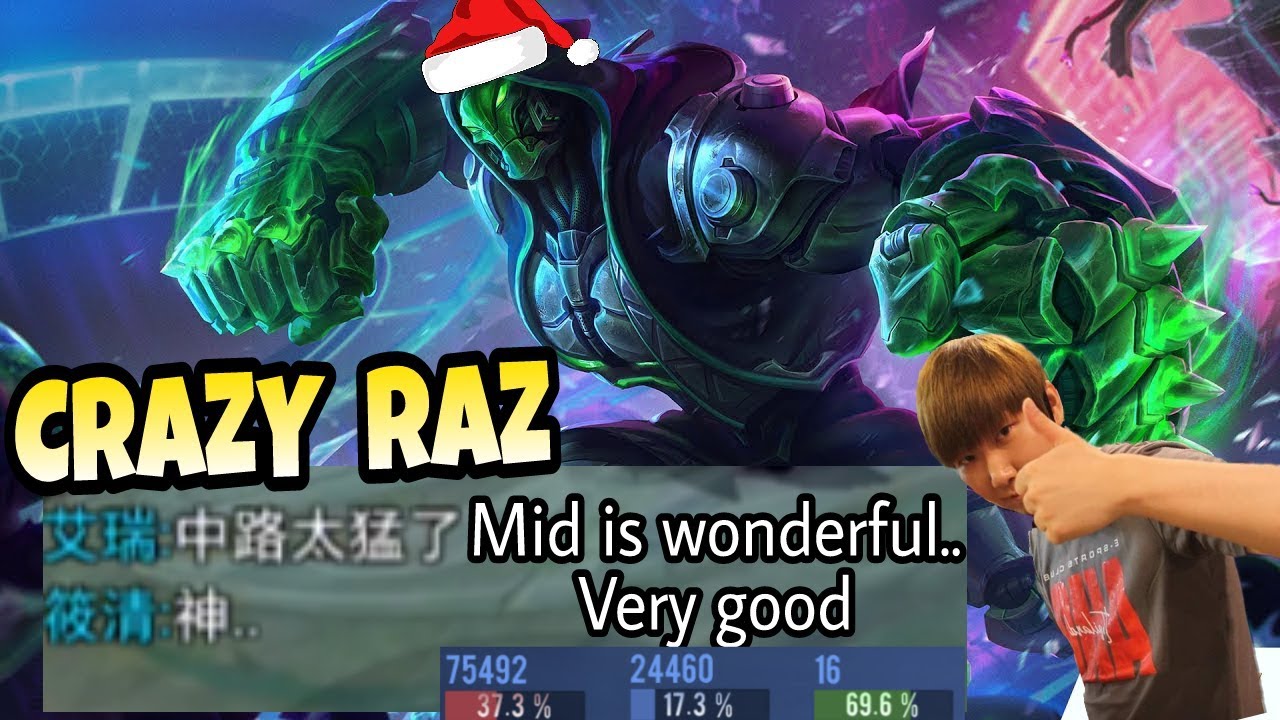 BEST Cybercore RAZ & CRAZY PLAY 24만원 스킨값만?!🎄/ Liên Quân Mobile ,펜타스톰 ...