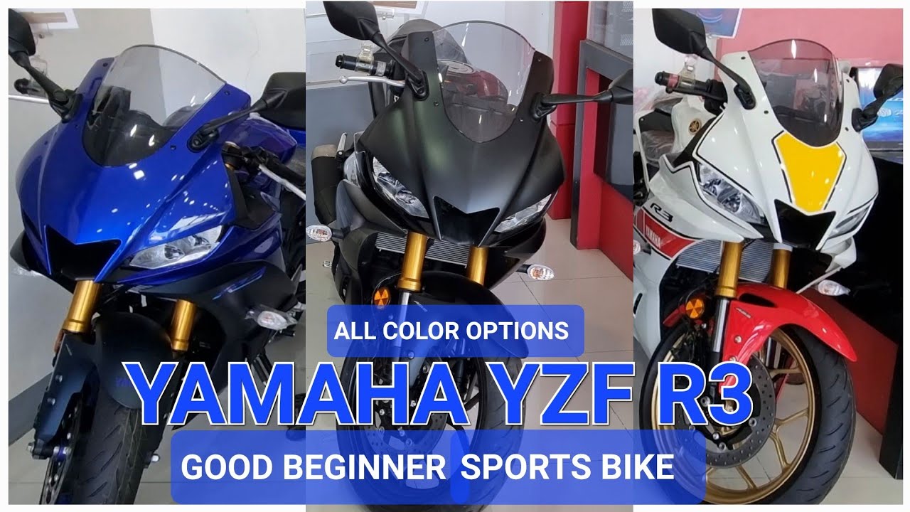 2022 YAMAHA YZF R3 All Color Options - YouTube