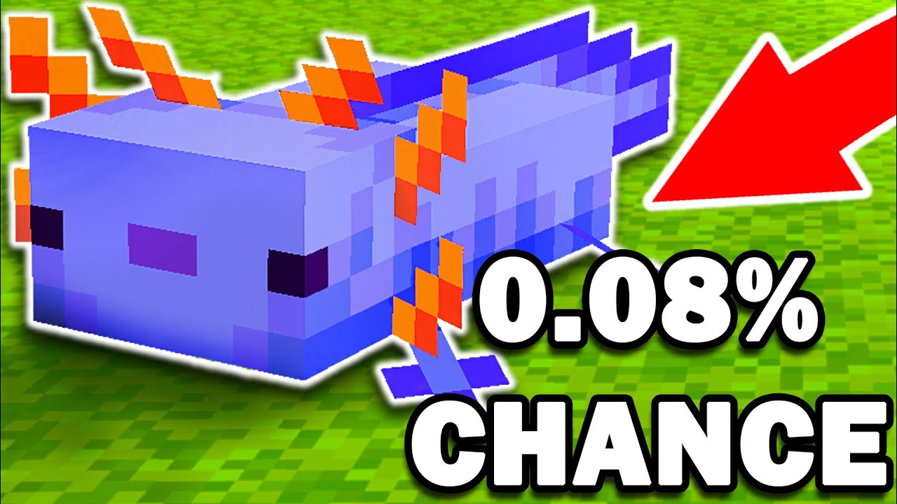 I Found the Rarest Axolotl in Minecraft - YouTube