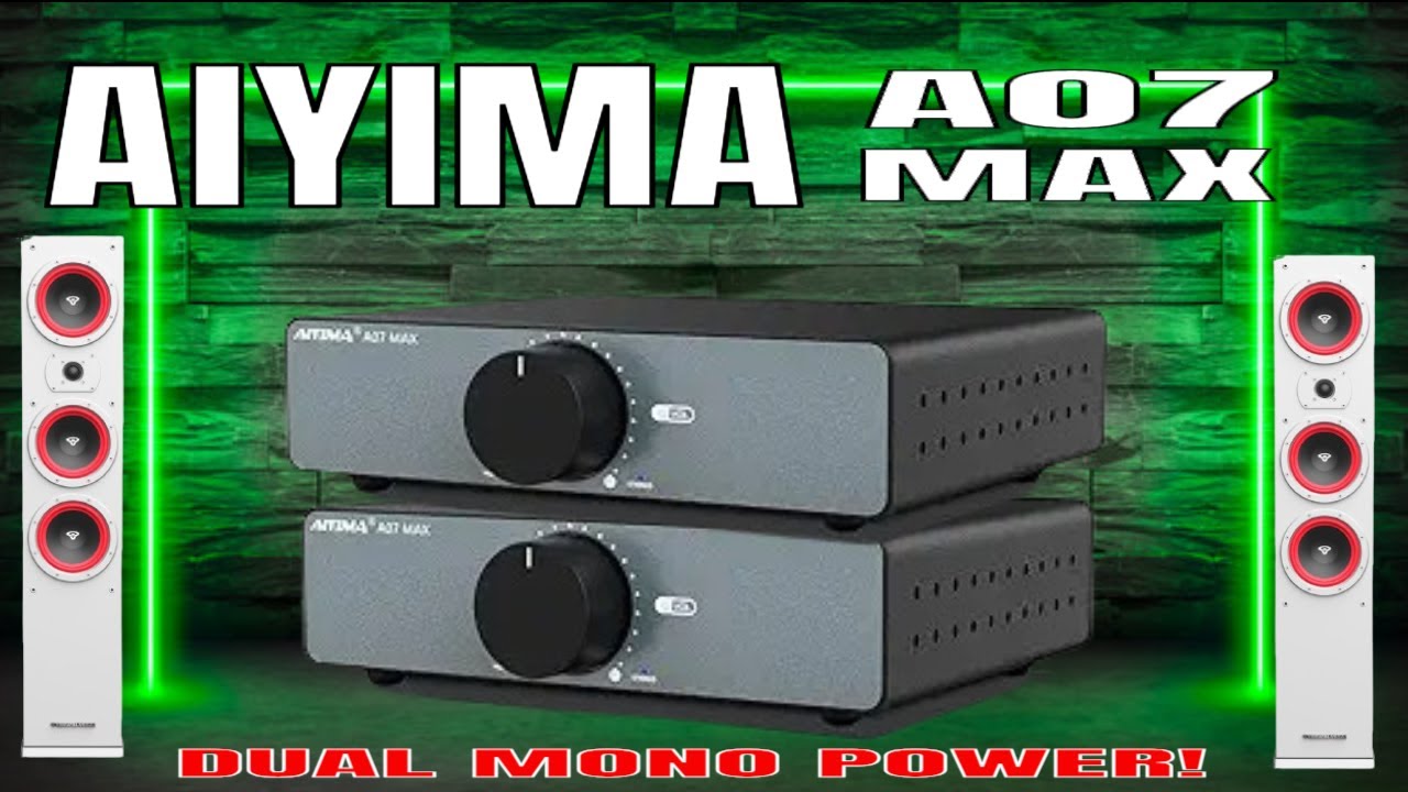Aiyima Amplifier AO7 Max Review | Twin Mono Blocks? - YouTube