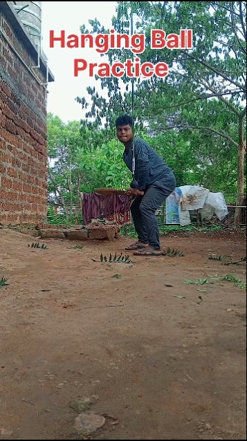 Hanging Ball Batting Practice #cricket #shortsfeed #shorts #practice # ...