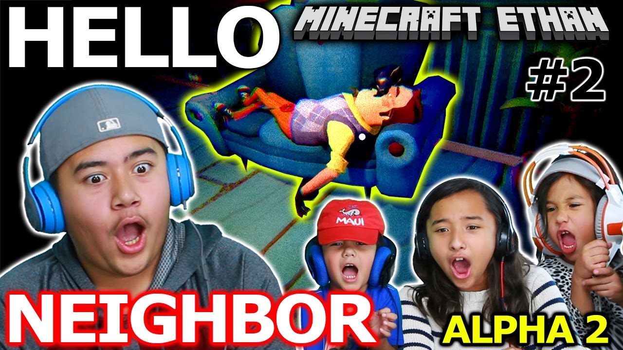 House Thief! ft. Emma, Aubrey & Aaron | Hello Neighbor #2 Alpha 2 ...