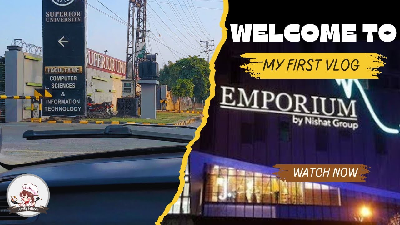 My First Vlog | Hum sab gy emporium - Family Kitchen - YouTube