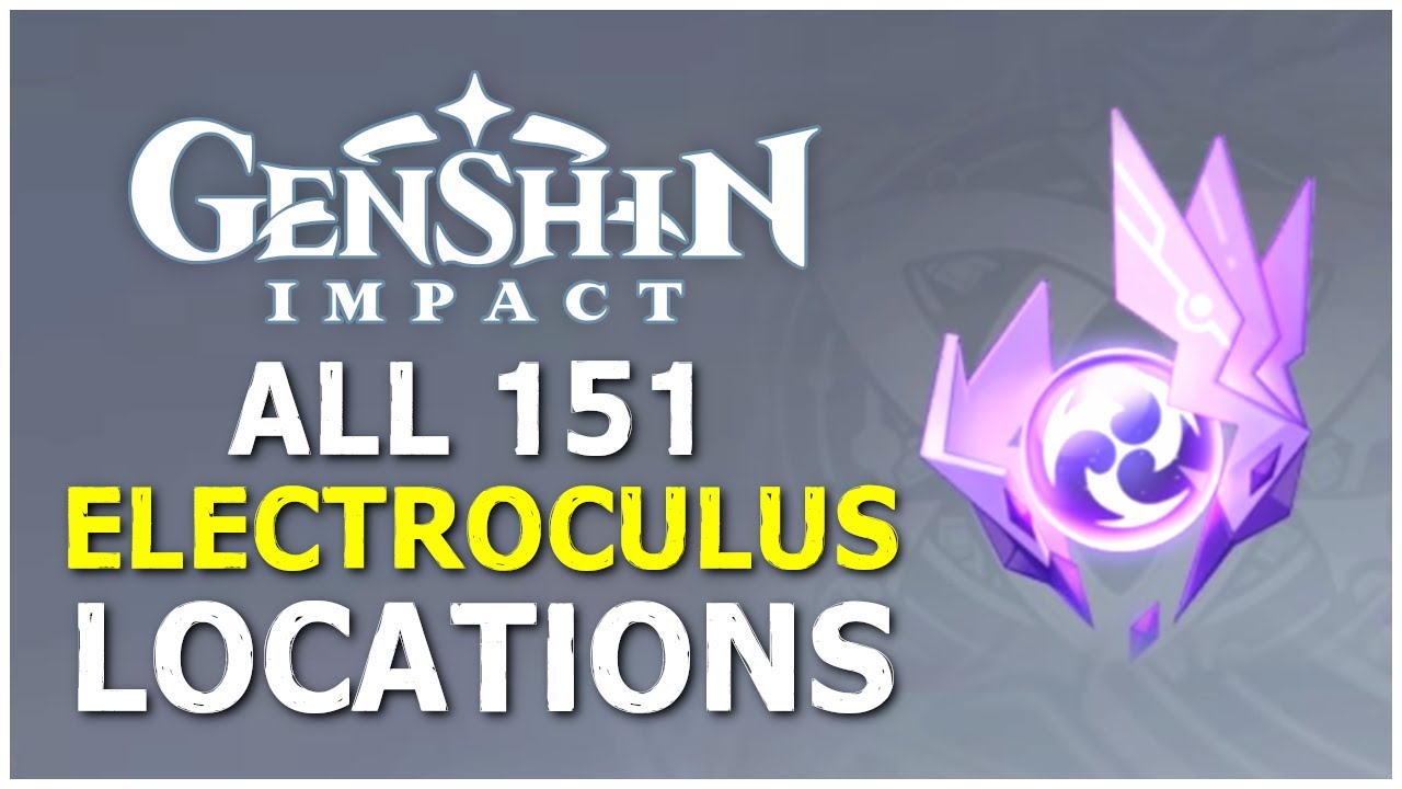 All 151 Electroculus Locations | Ultimate Guide - Genshin Impact - YouTube