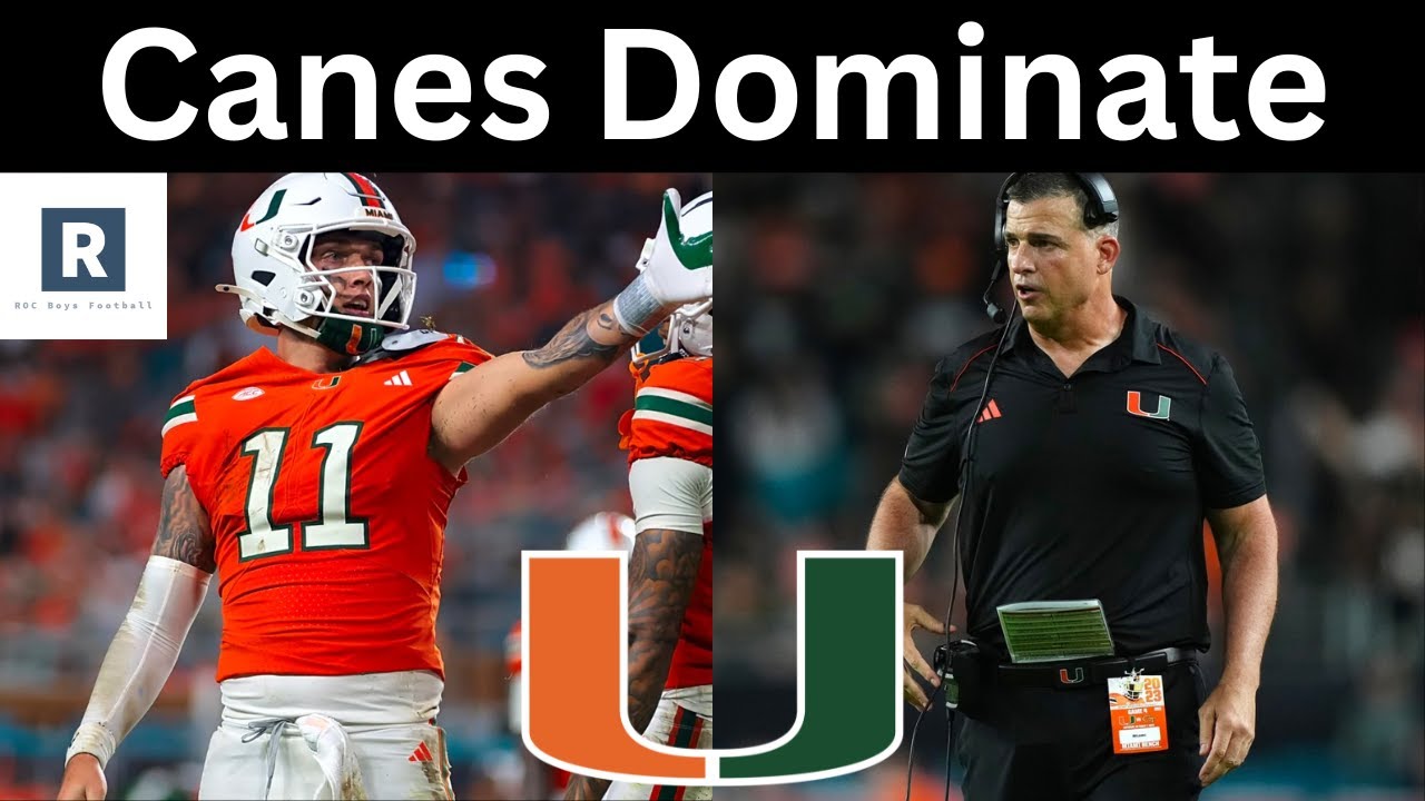 Miami Hurricanes Football vs USF Reaction | The Canes Continue To ...