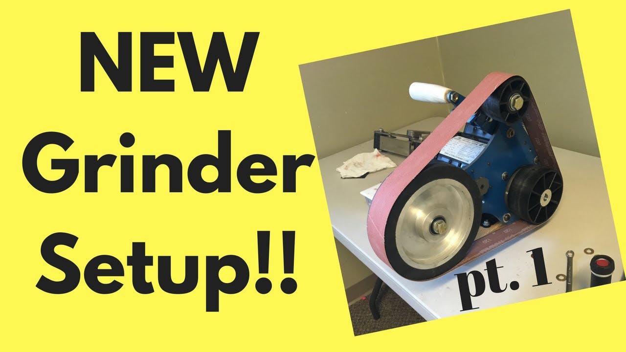 Setting up my KNIFE grinder - Part 1 - YouTube