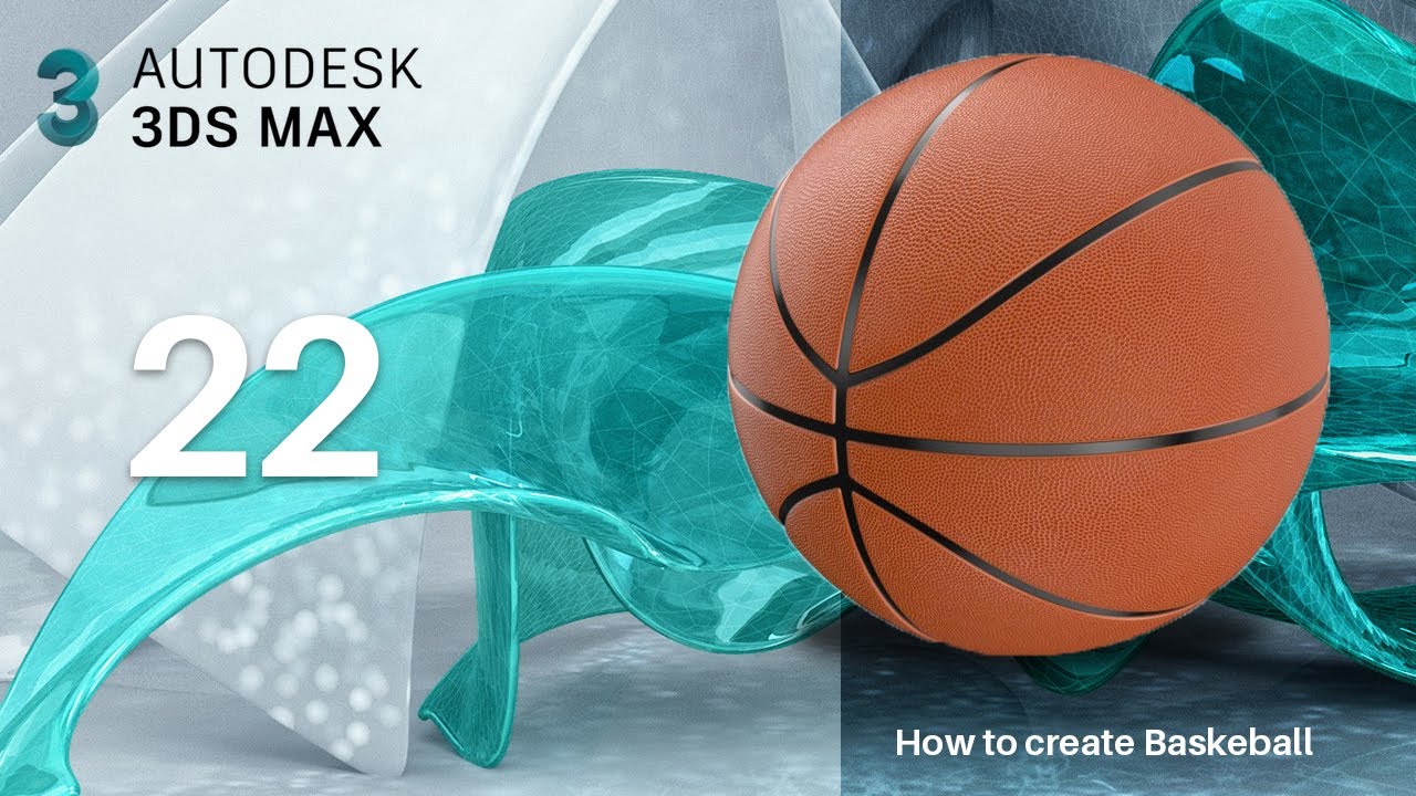 How to create a Basketball- 3DS MAX tutorial 21 | Beginners Tutorial ...