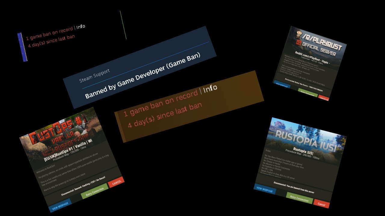Rust - But I'm Game Banned... - YouTube