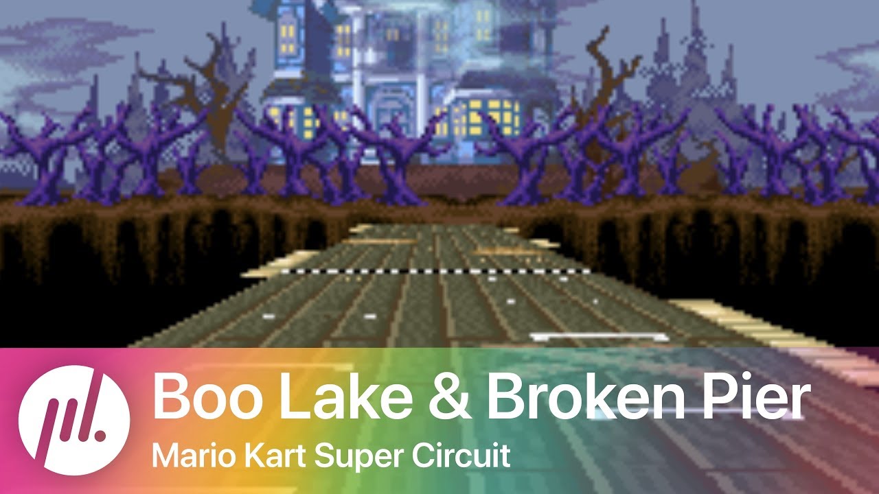 Mario Kart Super Circuit Broken Pier