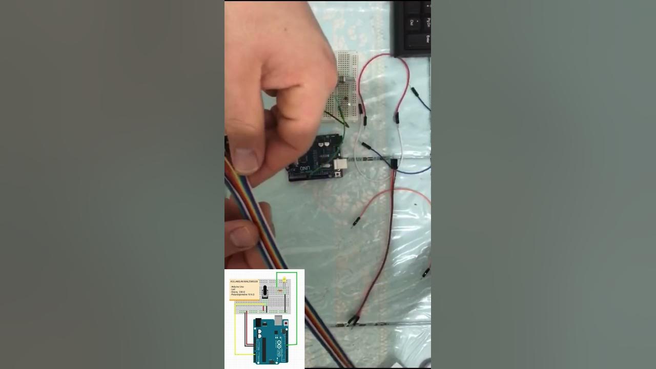 3012110115-Arduino İle Potansiyometre Kullanarak Led yakma - YouTube