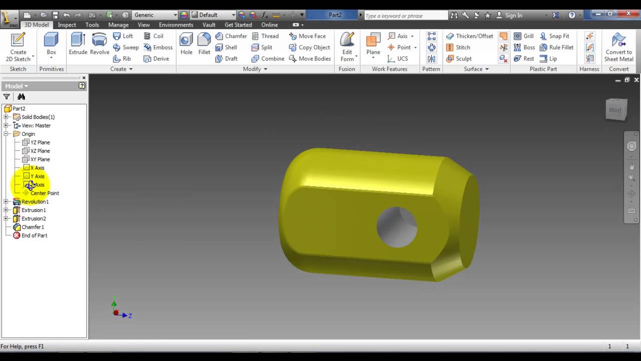 Autodesk Inventor 2013 twin steam engine pt1 - YouTube