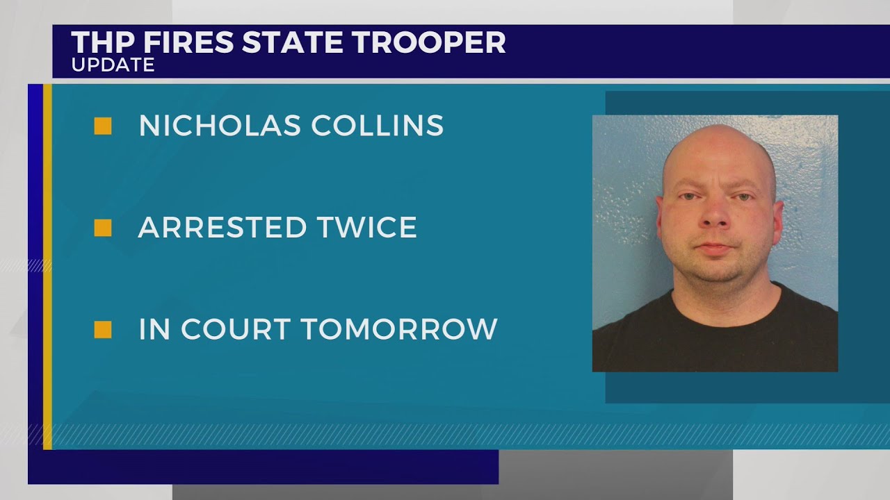 THP fires trooper who was arrested twice last month - YouTube