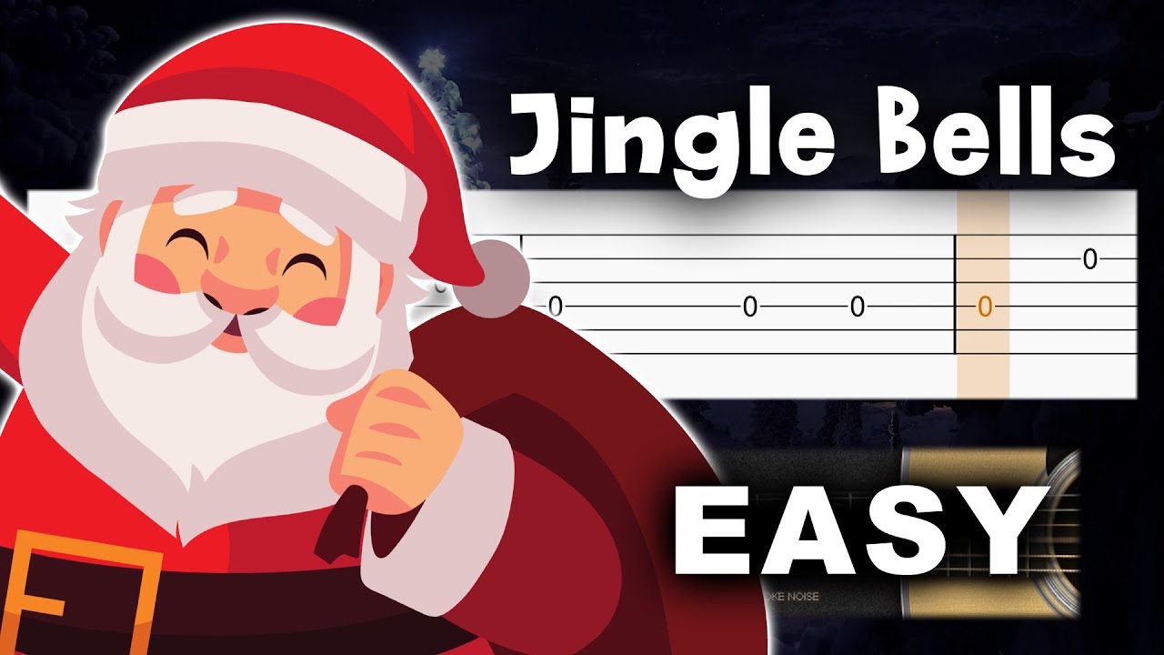 Jingle Bells - EASY Guitar tutorial (TAB) Acordes - Chordify