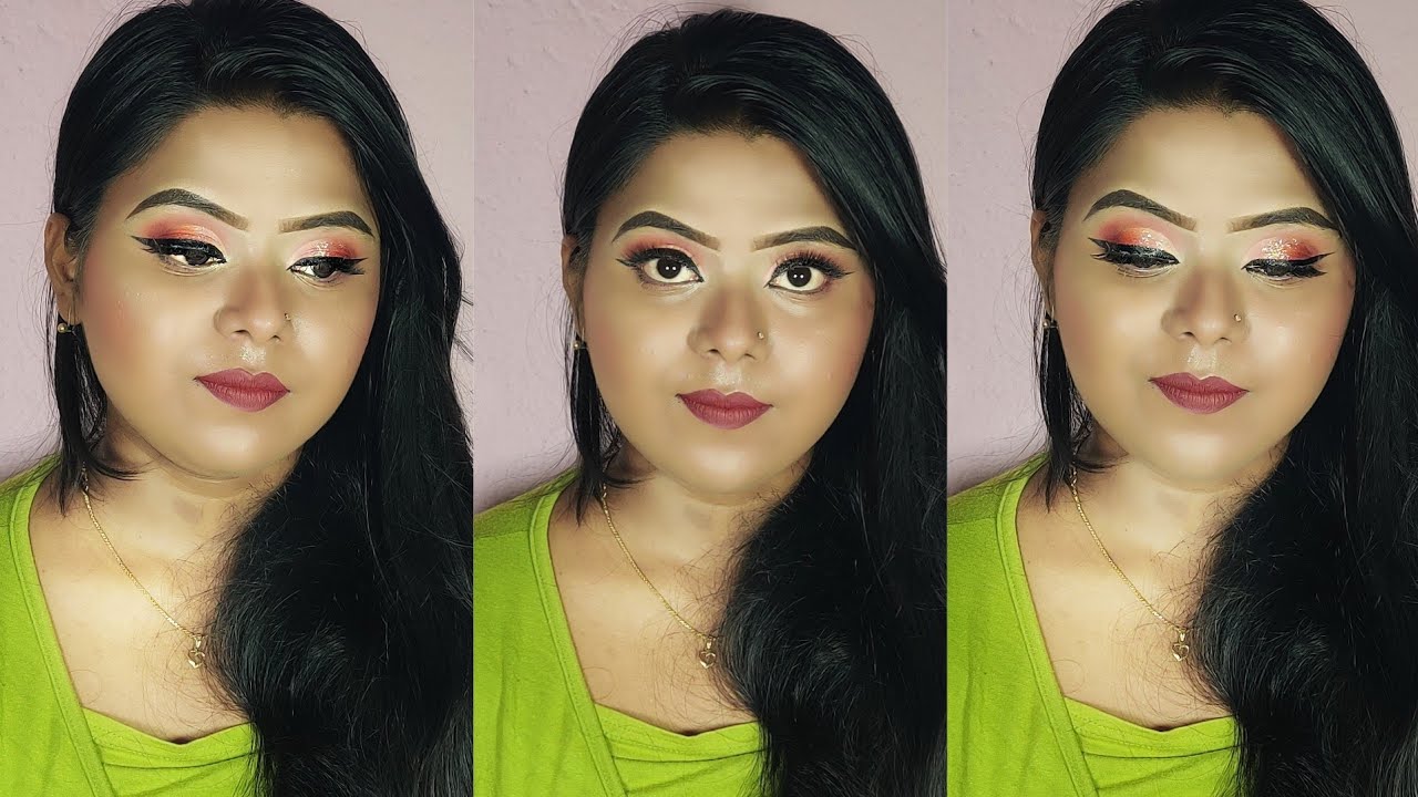 Self Makeup Tutorial Step By step || simple makeup look || - YouTube