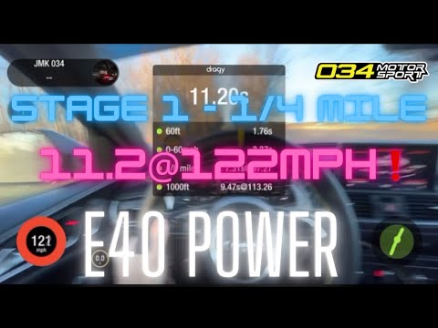 Stage 1 - 11.2 second 1/4 dragy run @034motorsport !! E40 A6 C7 - YouTube