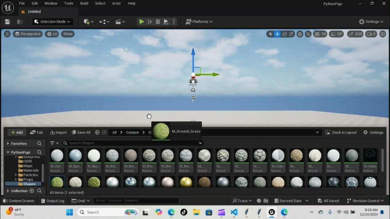 Python Papi / Unreal Engine Journey - Day 20 - YouTube