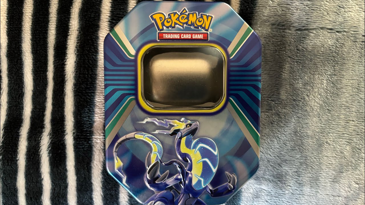 Pokémon TCG Miraidon Tin opening! 🏍️ - YouTube