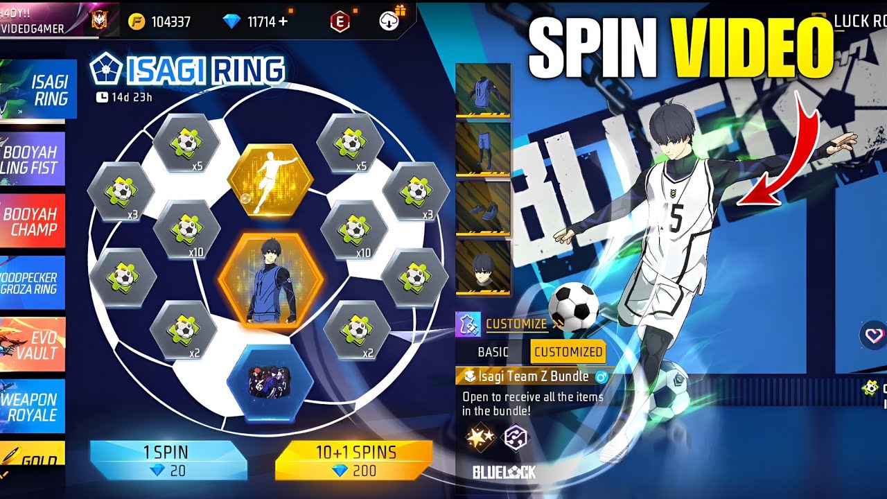 Isagi Ring Event Free Fire l Free Fire New Event l Ff New Event l Isagi ...