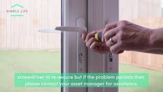 How To: Tighten Patio Door Handles