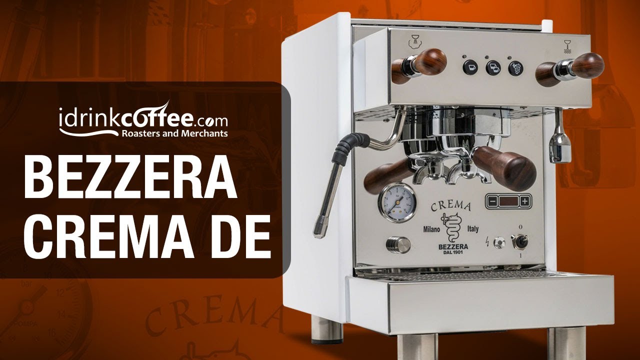 Bezzera Crema Espresso Machine - YouTube