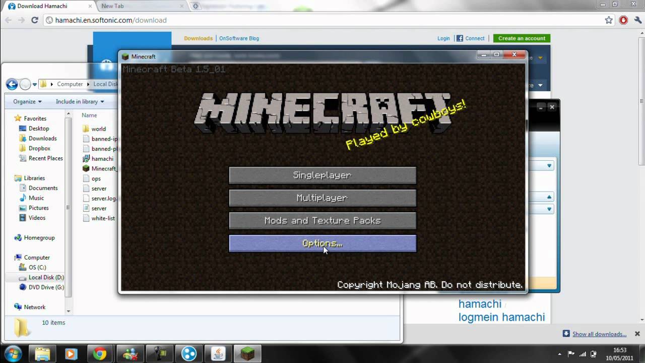 How to set up minecraft server online for free 1.5.01 - YouTube