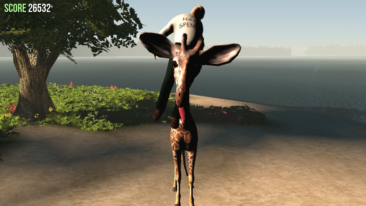 playing as tall goat I goat simulator (part 4) - YouTube