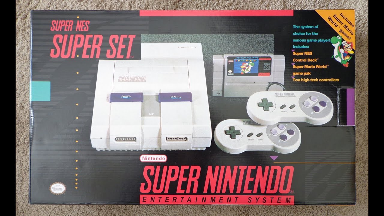ANOTHER UNBOXING VIDEO FROM GAMESTOP SUPER NINTENDO - YouTube