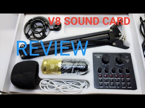 V8 sound card review - YouTube