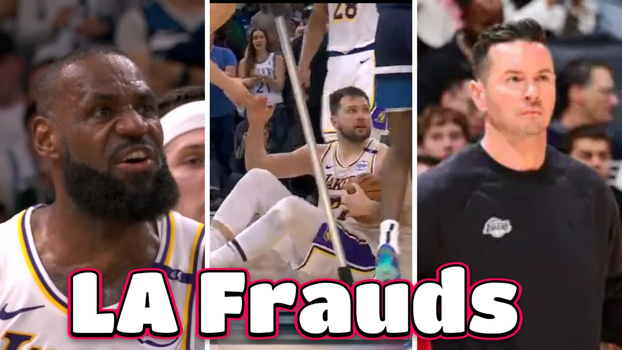 Lebron James and the LA "fraud" Lakers #nba - YouTube
