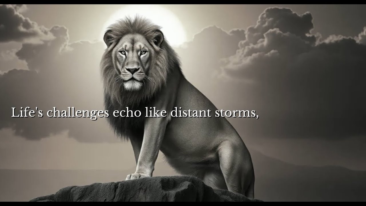 How a Lion Teaches Unshakable Stoic Strength - YouTube