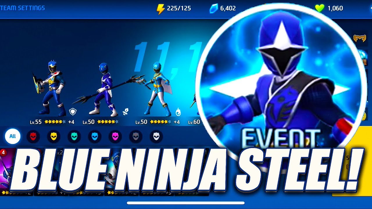 *NEW* BLUE NINJA STEEL RANGER EVENT GAMEPLAY! - Power Rangers: All ...