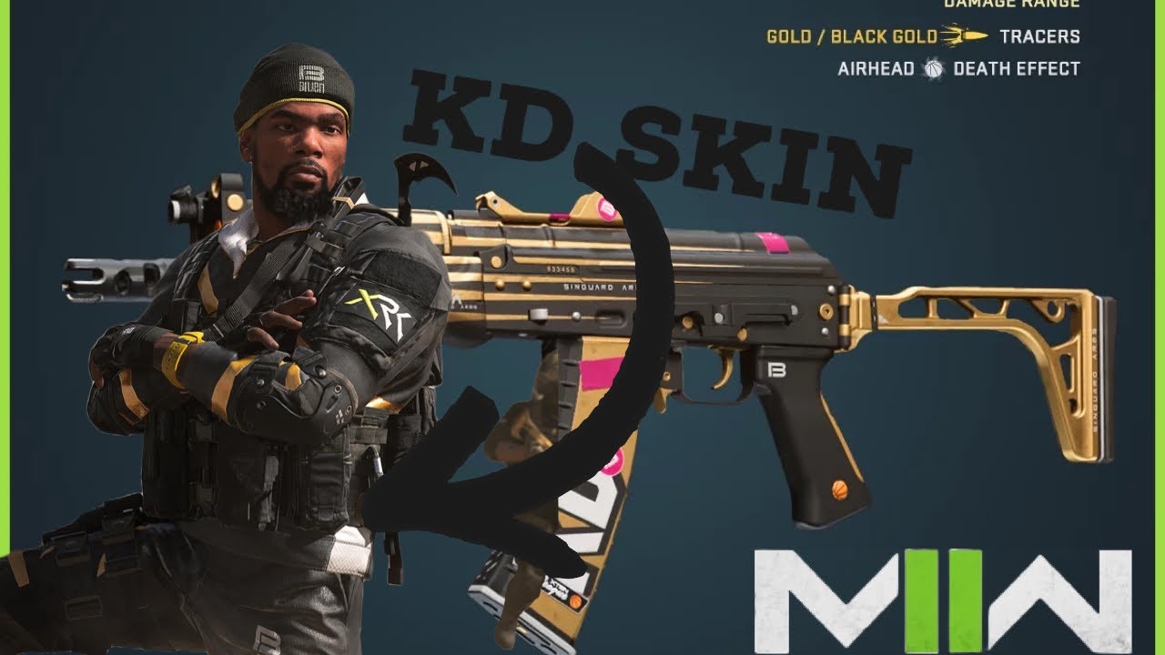 The new Kevin Durant skin in mw2 - YouTube