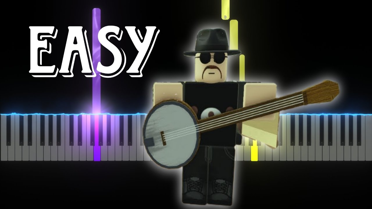 Roblox Dead Rails - Banjo (Linga guli guli) Easy Piano Tutorial - YouTube