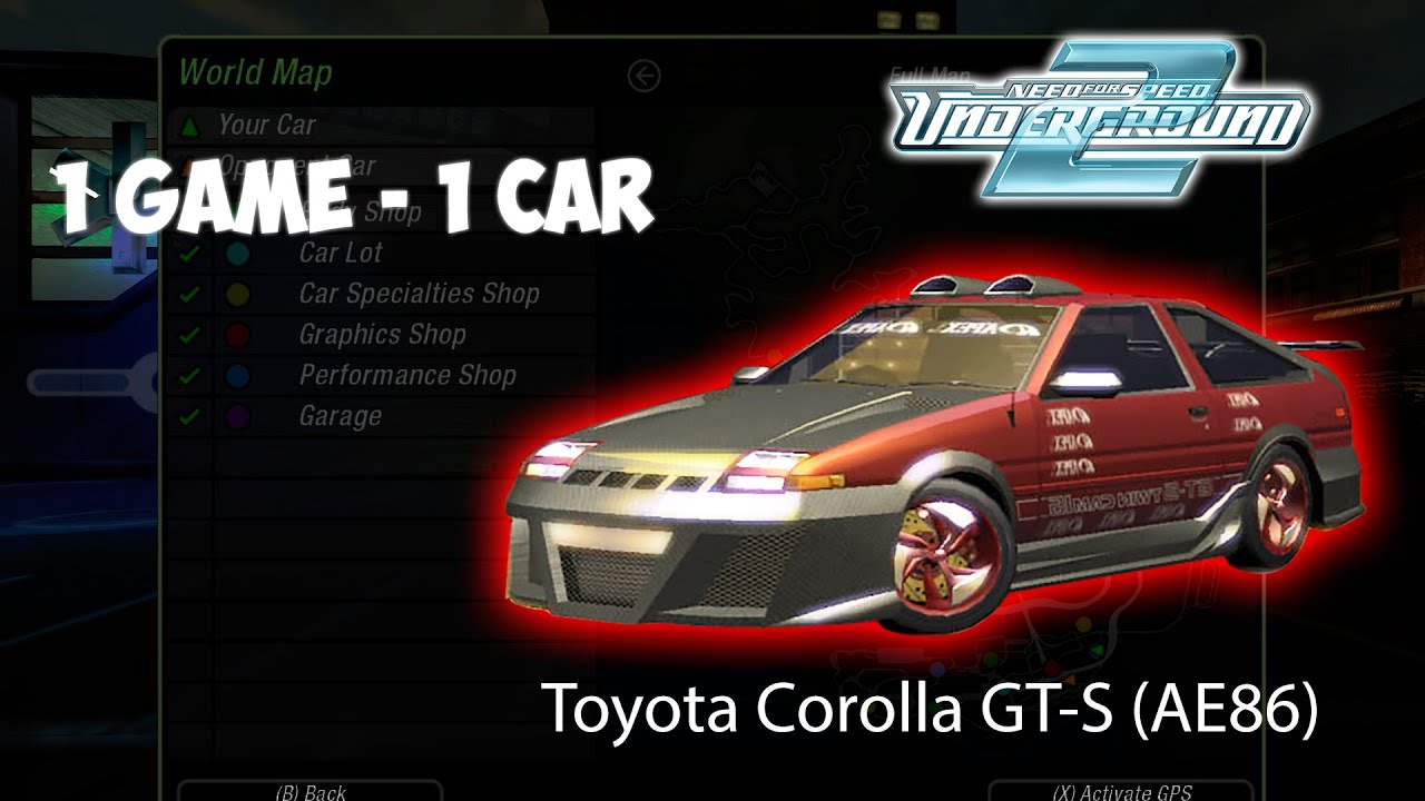 Need for Speed UNDERGROUND 2. Toyota Corolla GT-S (AE86). Hard ...