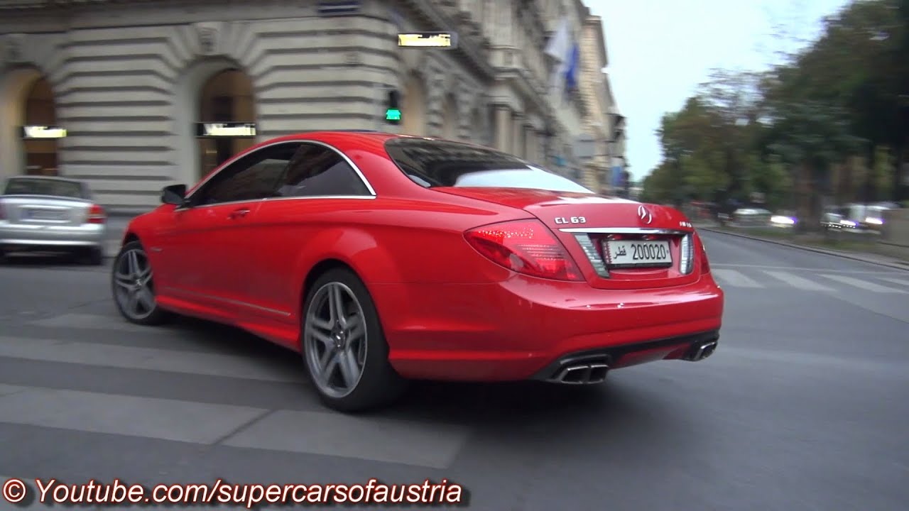 Crazy Arab Mercedes CL63 AMG in Vienna - YouTube