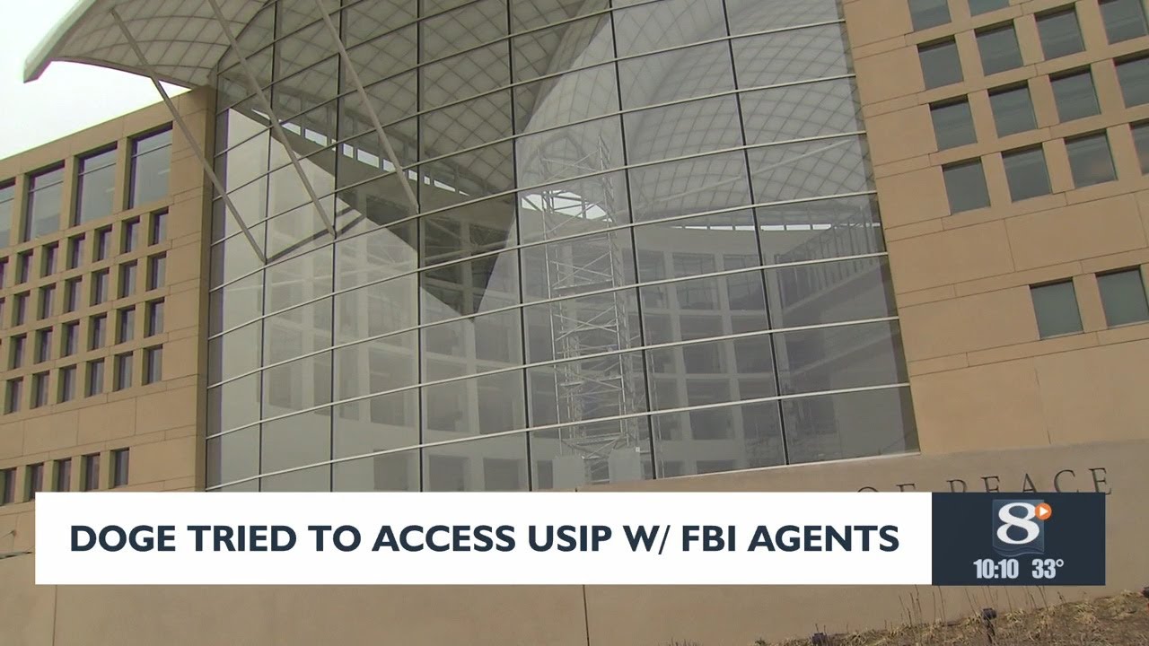 DOGE tried to access USIP with FBI agents - YouTube
