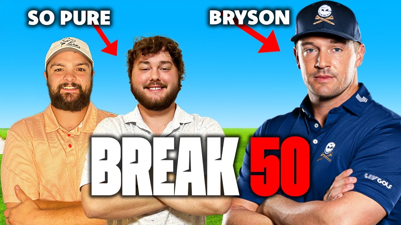 Can We Beat Bryson's DeChambeau's Challenge? | Break 50 From The Red ...