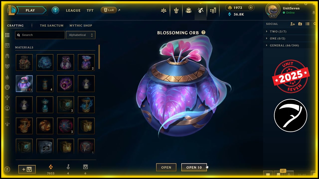 50x Blossoming Orbs (Mega Orb Bundle) opening - League Of Legends - YouTube