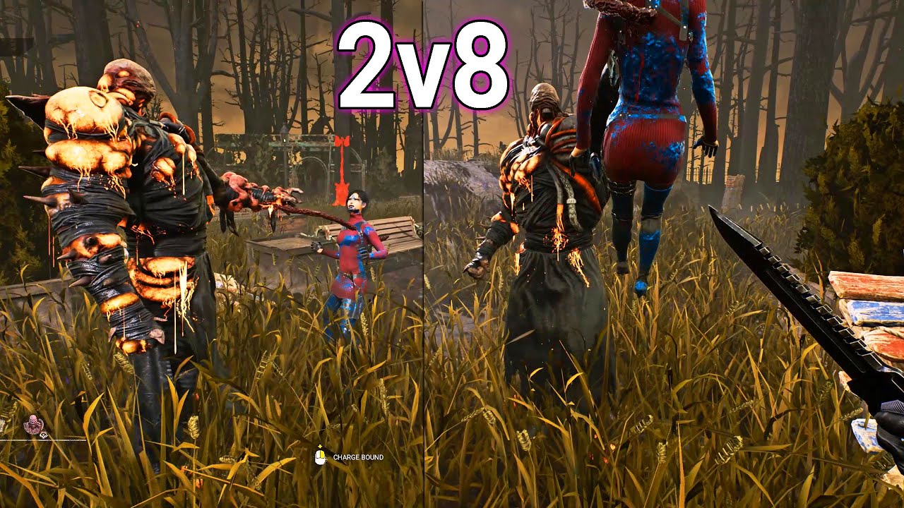 Dead By Daylight 2v8 Wesker & Nemesis 2v8 Gameplay! - YouTube