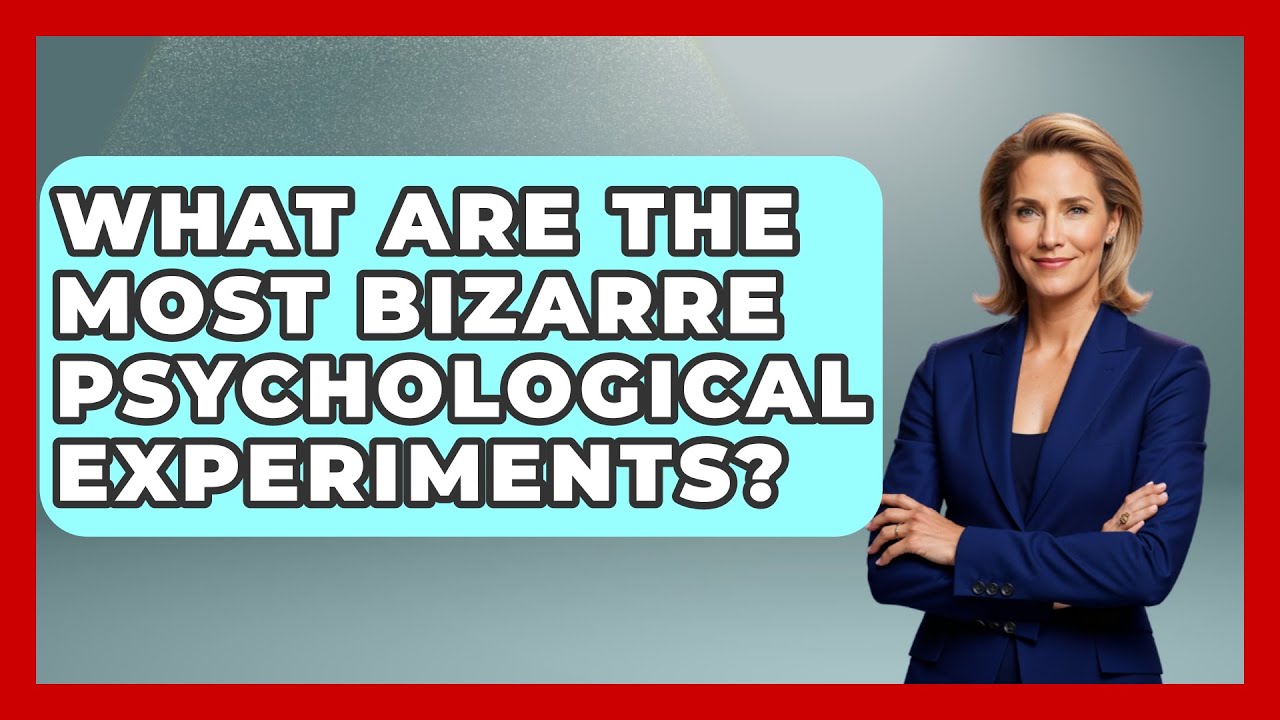 What Are the Most Bizarre Psychological Experiments? | Strange Science ...